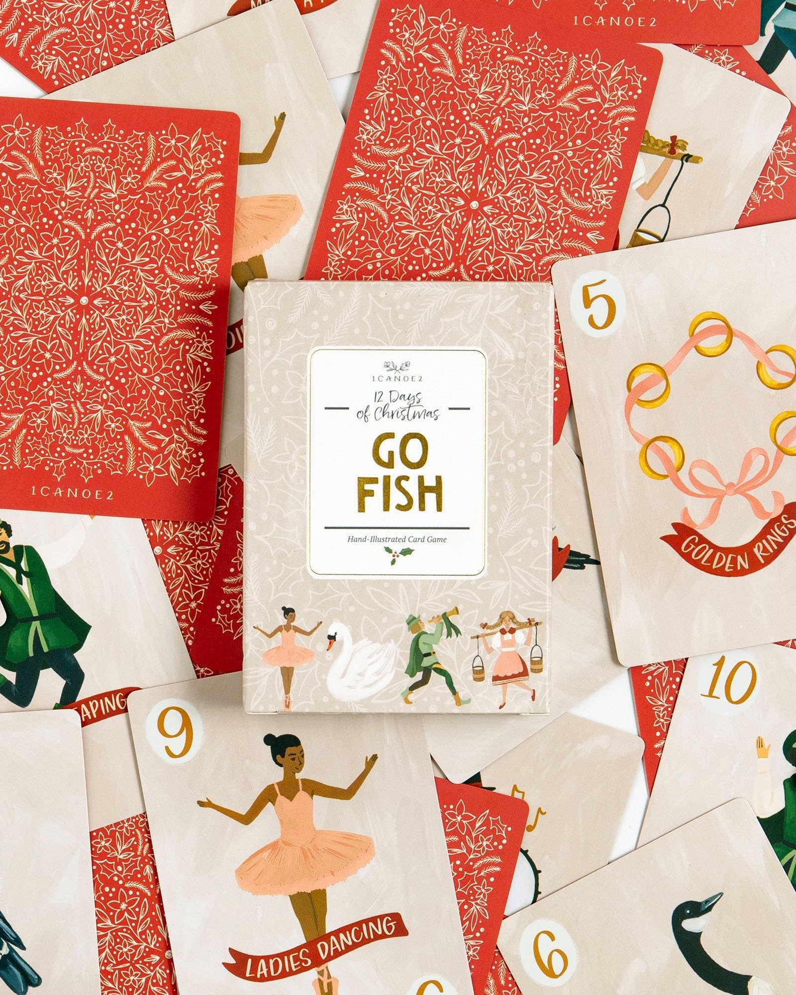 12 Days Of Christmas Go Fish Card Game – Marrs Mercantile, LLC