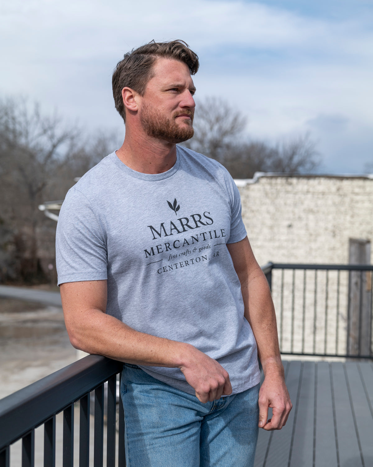 Marrs Mercantile Tee - Athletic Gray – Marrs Mercantile, LLC