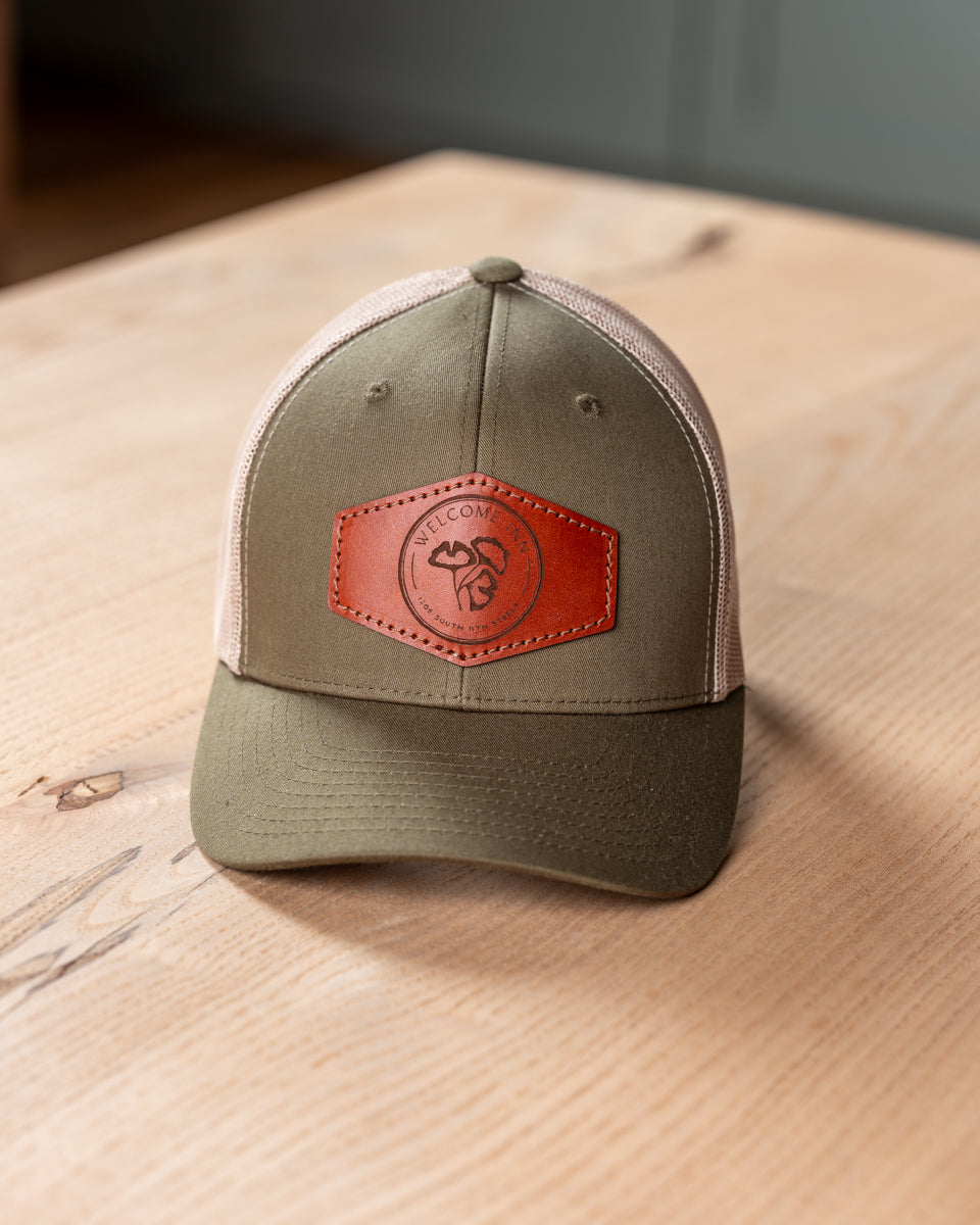 Welcome Inn Hat - Moss – Marrs Mercantile, LLC